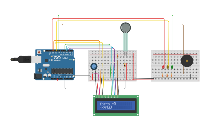 Circuit design projeto sdac | Tinkercad