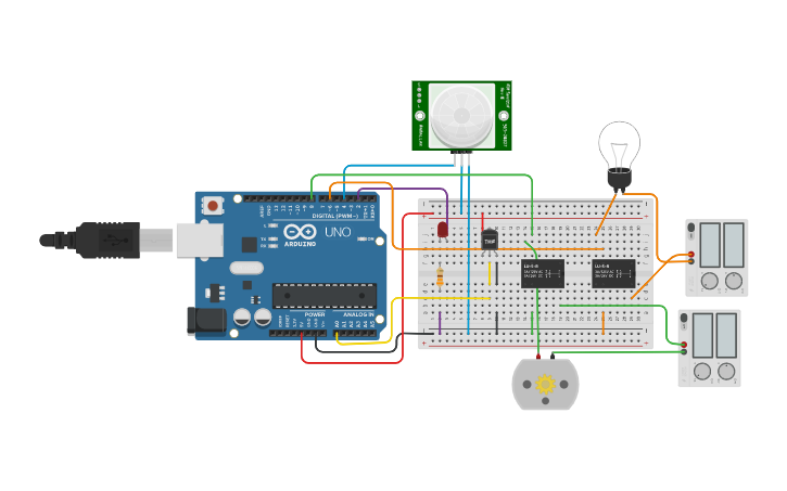 Circuit design Pregunta 2 | Tinkercad