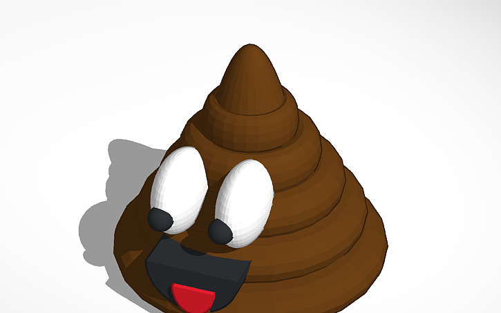 3D design Poop - Tinkercad