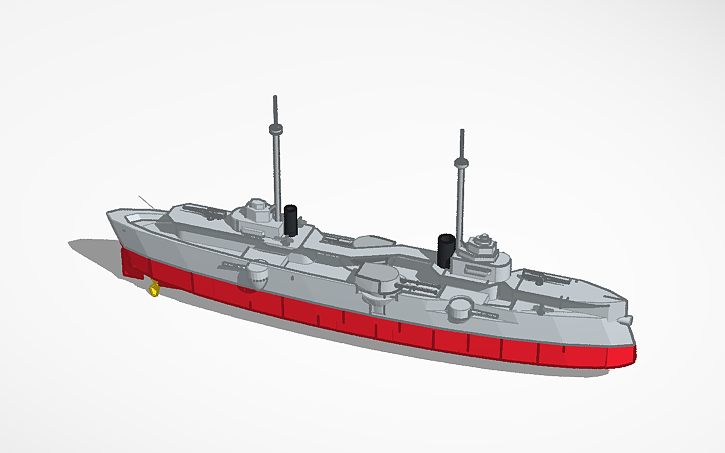 3D design USS Washington - Tinkercad