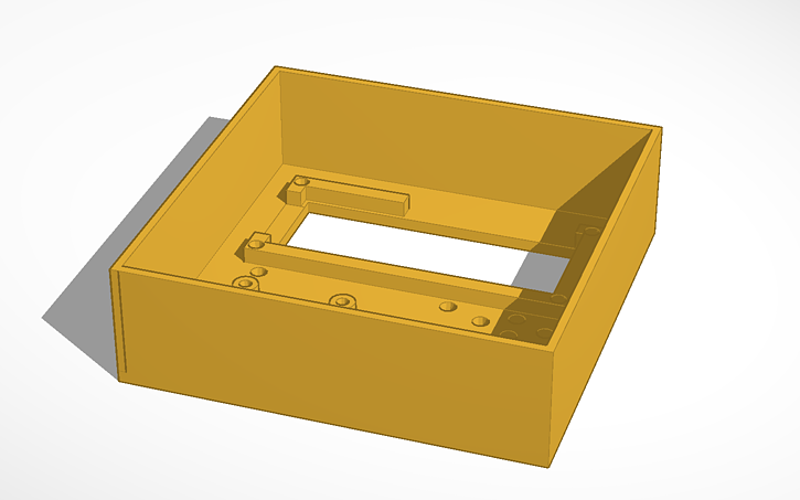 3D design LCD Shield Case - Tinkercad