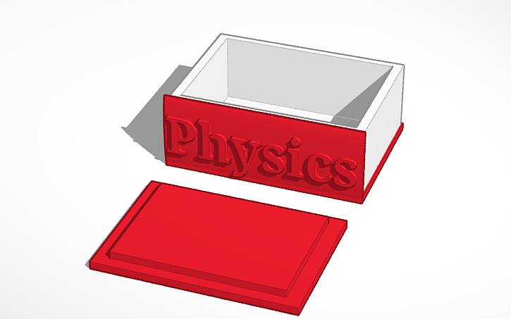 3D design Book Box - Tinkercad