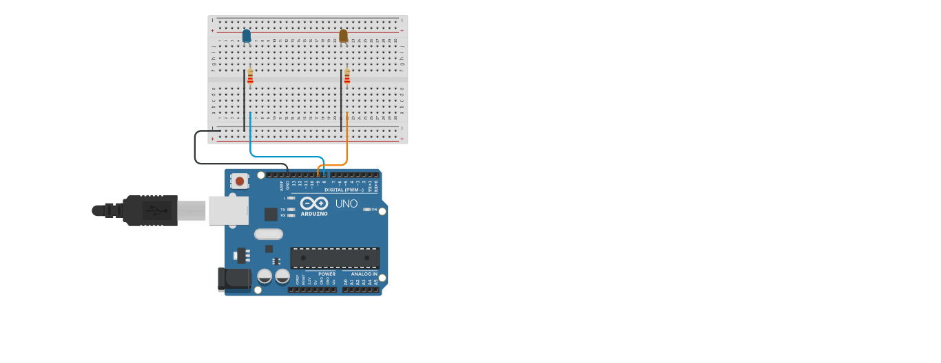 Circuit design Atividade - Tinkercad