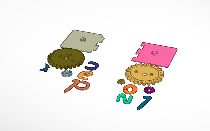 3D design Open Closed Sign - Tinkercad