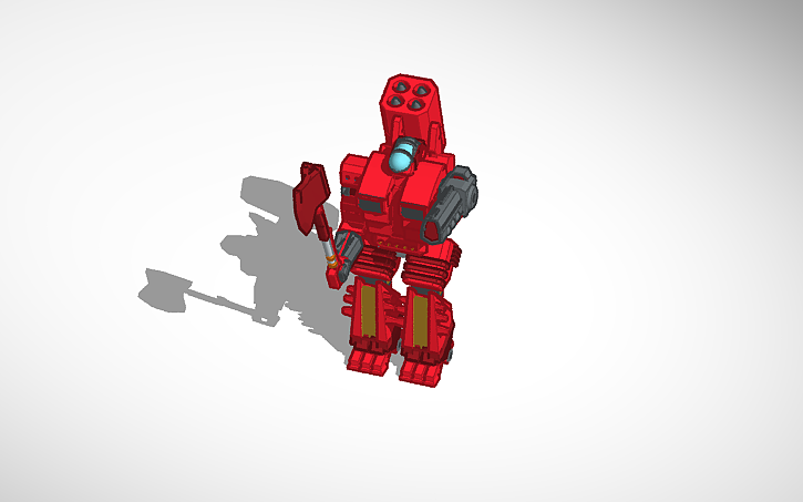 3D design supermechs my mech recreated - Tinkercad