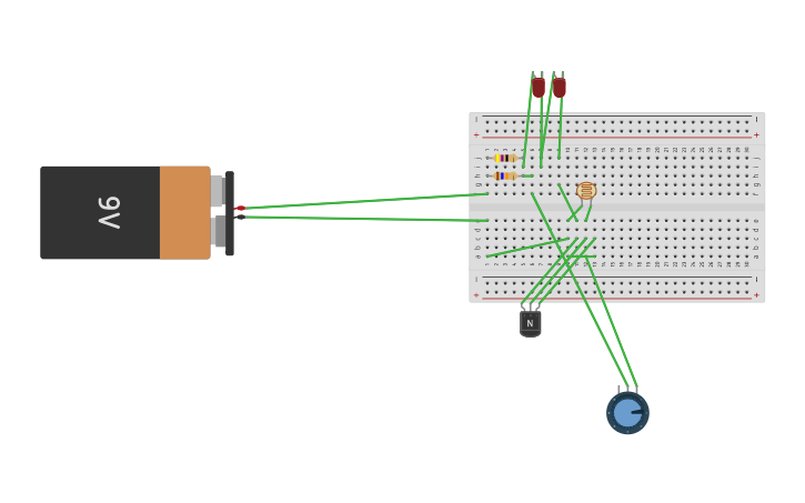 Circuit design Automatic night light - Andrew S. | Tinkercad