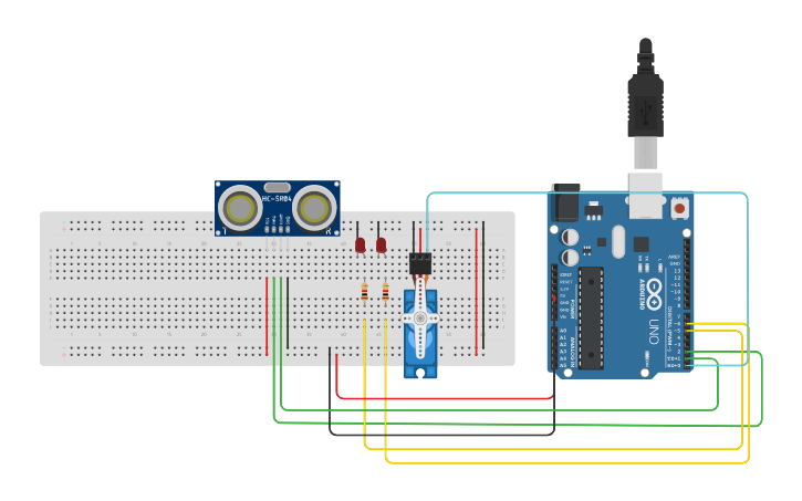 Circuit design 垃圾桶 - Tinkercad