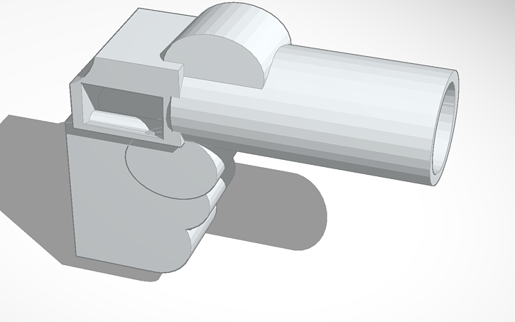 3D design a simple pistol - Tinkercad