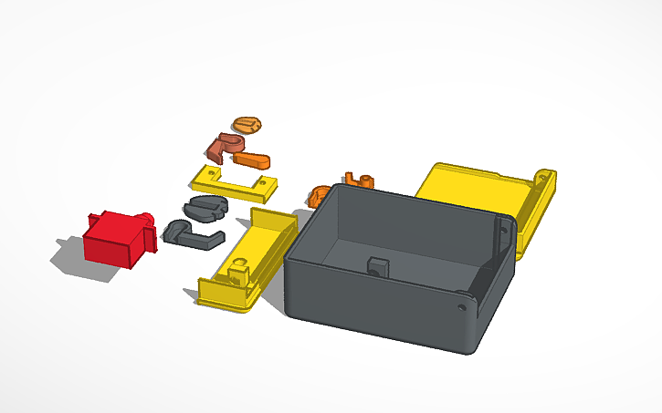 3D design useless box - Tinkercad