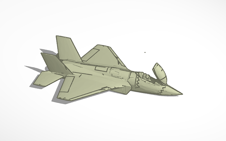 3D design F-35B - Tinkercad