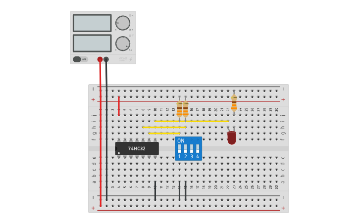 Circuit design Circuito de prueba | Tinkercad