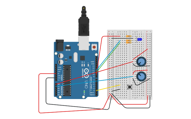 Circuit Design Rgb Joystick Project Tinkercad