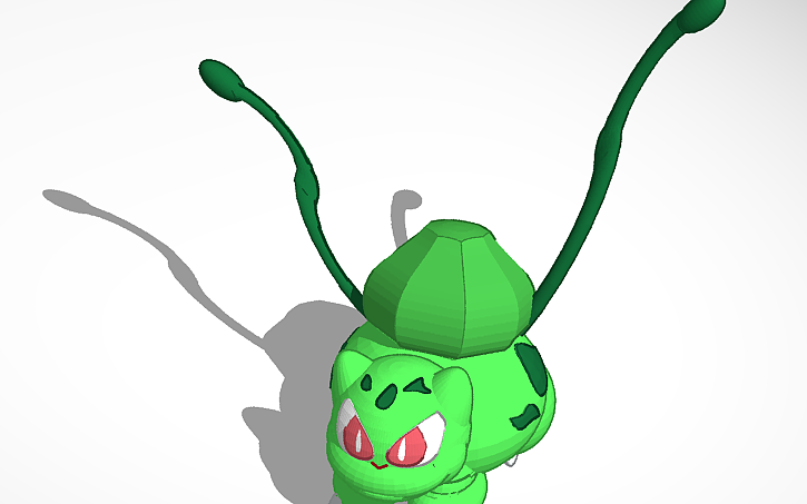 3D design Bulbasaur - Tinkercad