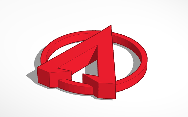 3D design Apex legends logo - Tinkercad