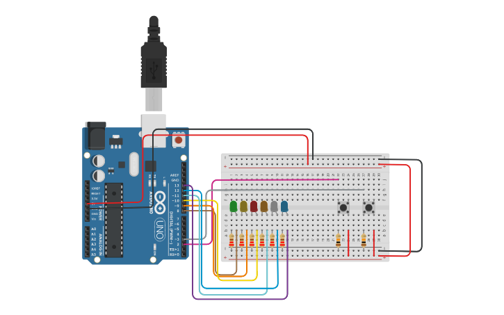 Circuit design Actividad 05, Tarea | Tinkercad Circuit design Actividad 05, Tarea | Tinkercad