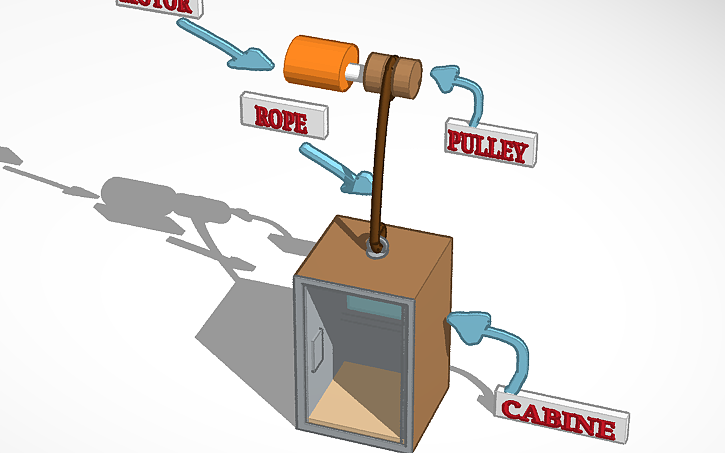 3D design ELevator - Tinkercad