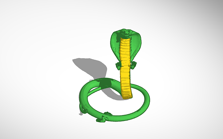 3D design Slizard coloured | Tinkercad