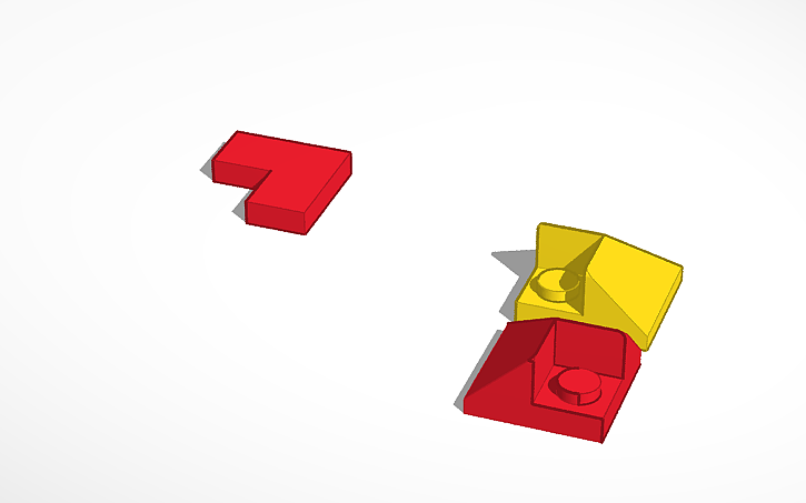 3D design lego corner slope | Tinkercad
