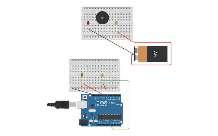 Circuit Design Photoresistor Sensor With And Without Arduino Tinkercad 0448