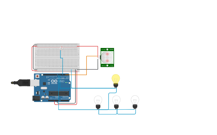 Circuit design Smart Street Lamp - Tinkercad