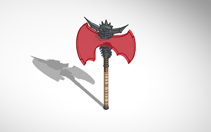 3D design Doom eternal Marauder axe | Tinkercad