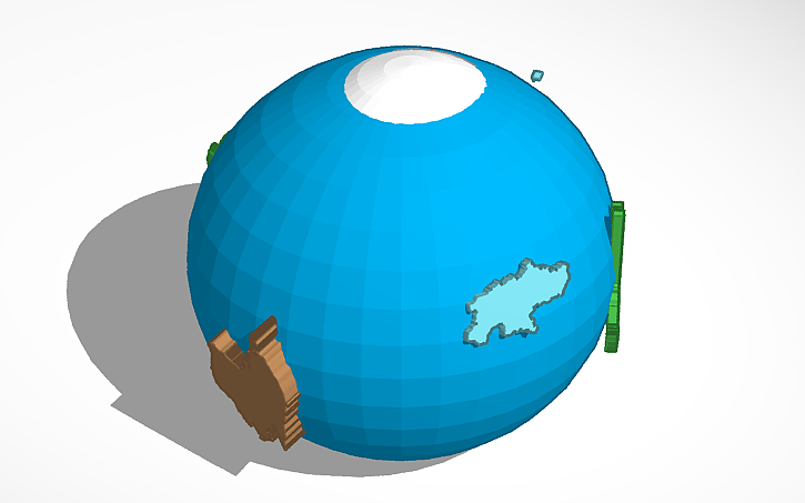 3D design Planet earth by Andrew | Tinkercad