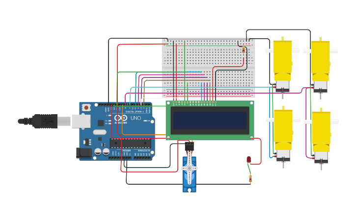 Circuit design brook filouane | Tinkercad