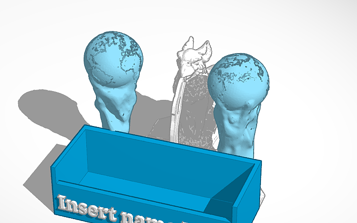 3D design Griffin World Cup Desk Utensil Holder | Tinkercad