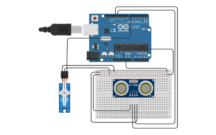 Circuit design Sensor Activity - Tinkercad