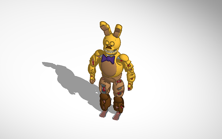3D design Springtrap - Tinkercad