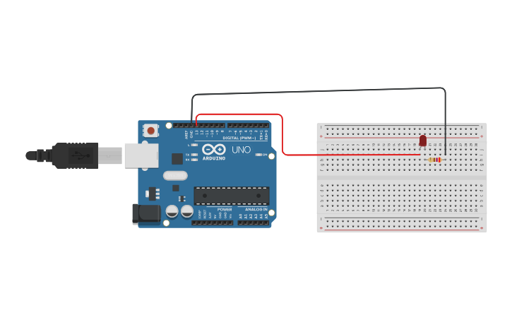 Circuit Design Arduino Mega 2560 Embarcado Tinkercad