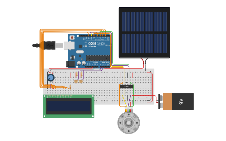 Circuit Design Motor Paso A Paso Tinkercad