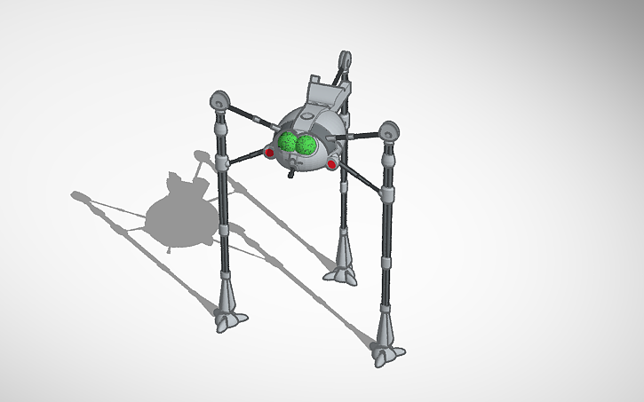 3D design Martian Fighting Machine Tripod (Jeff Wayne War of The Worlds ...