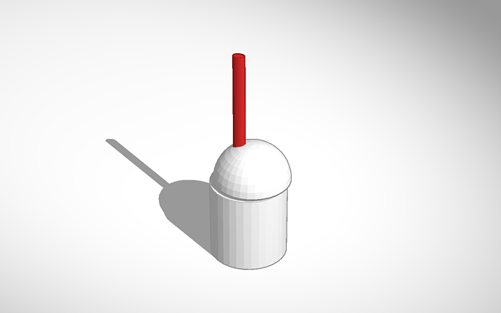 3D design deformed cup - Tinkercad