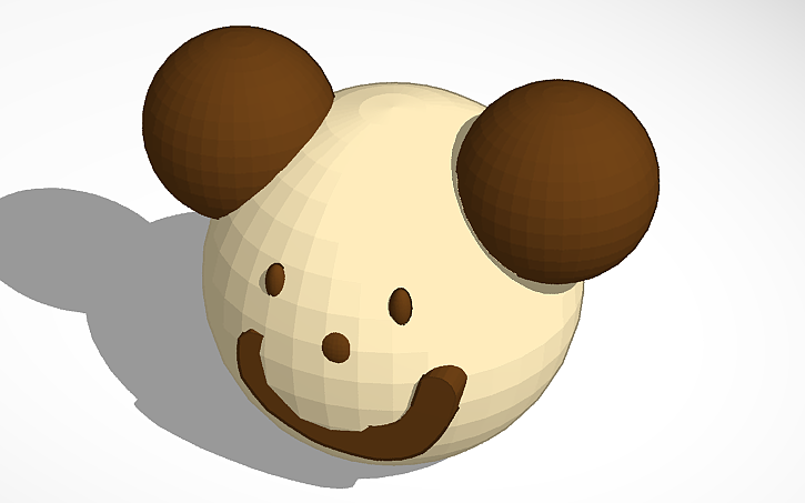 3D design monkey - Tinkercad