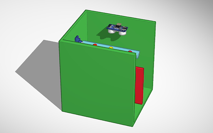 3D design Bin Automatic - Tinkercad