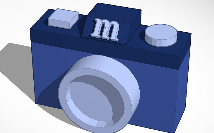 3D design Càmera fotogràfica en 3D | Tinkercad