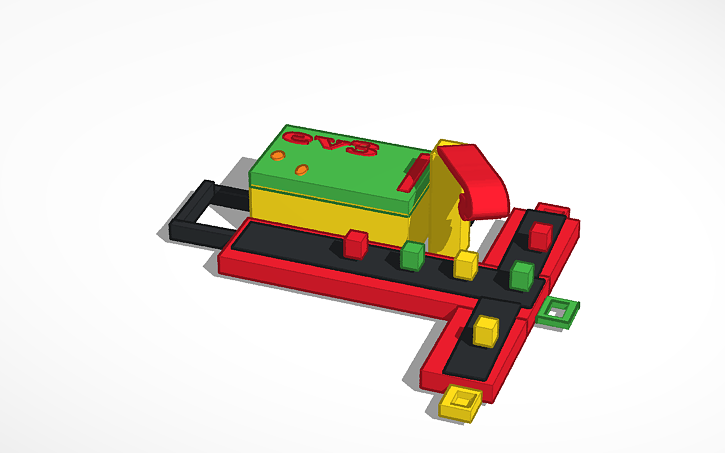 3D design ev3 color separator machine - Tinkercad
