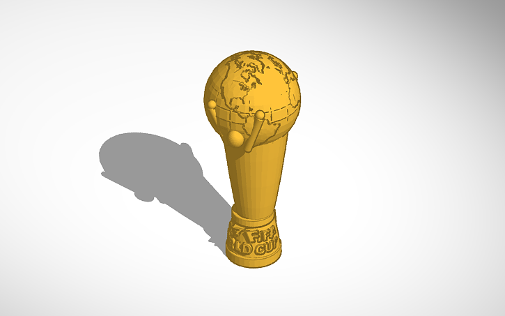 3D design 2017 World Cup Trophy - Tinkercad