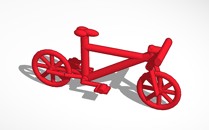 3D design Bici - Tinkercad