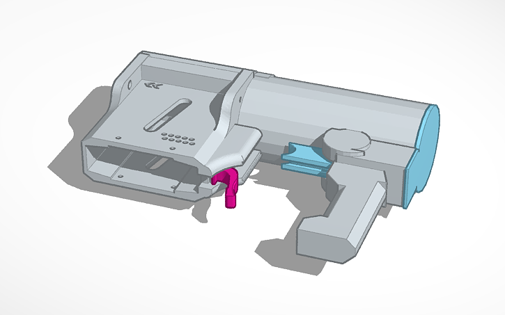 3D design The Snapmag mk.2, A Custom Nerf Gun! (w/ Rektify Mag Well and ...