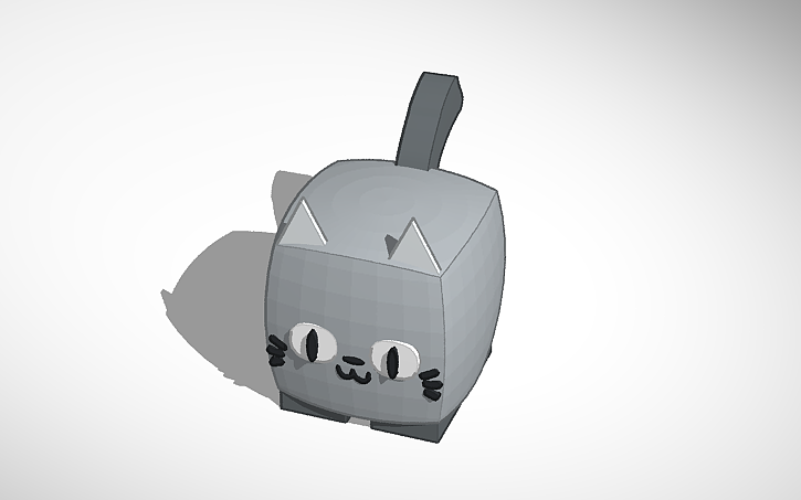 3D design roblox pet simulator x cat - Tinkercad