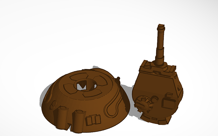 3D design Tank shell - Tinkercad