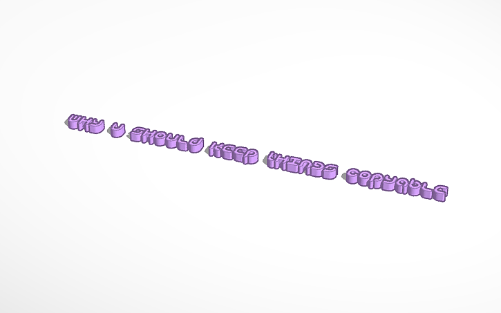 3d Design Why U Should Keep Stuff Copyable Tinkercad 