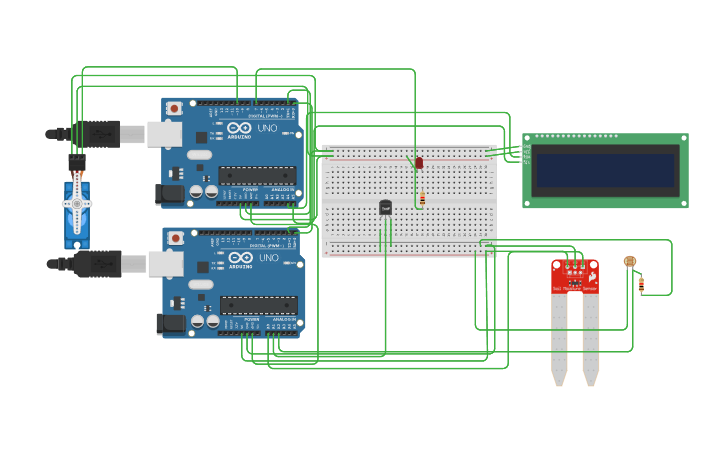 Circuit design IOT TASK2 - Tinkercad