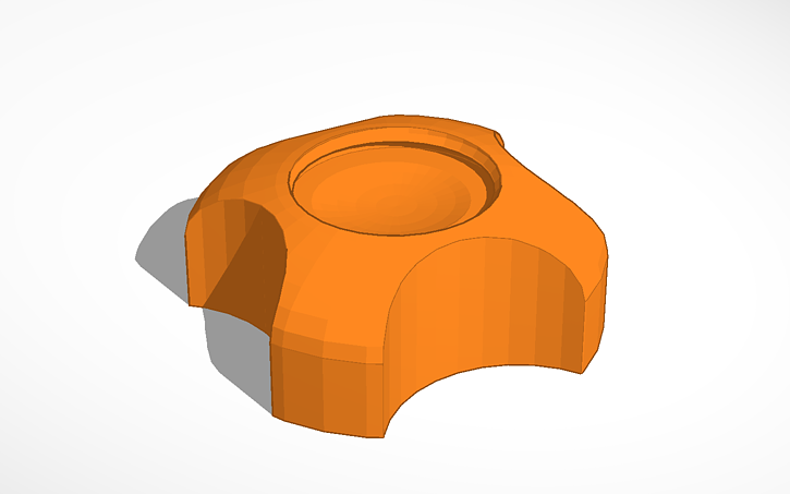 3D design M4 Knob - Tinkercad