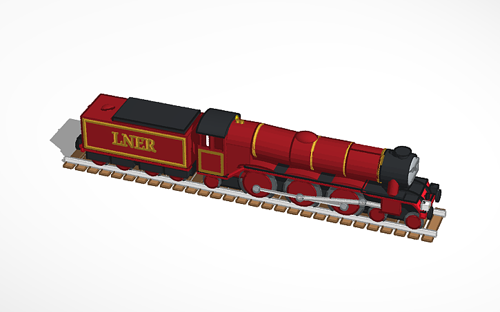 3D design (OLD) The Flying Thistle (Gresley Class A3 Pacific) - Tinkercad