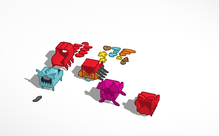 3D design cruzin'critters.examples - Tinkercad