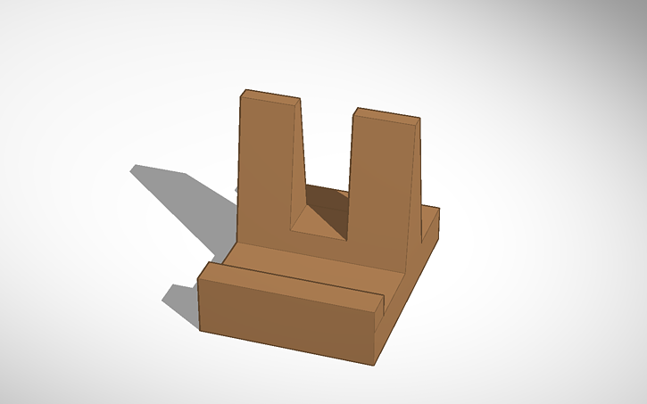 3D design iPad Stand - Tinkercad