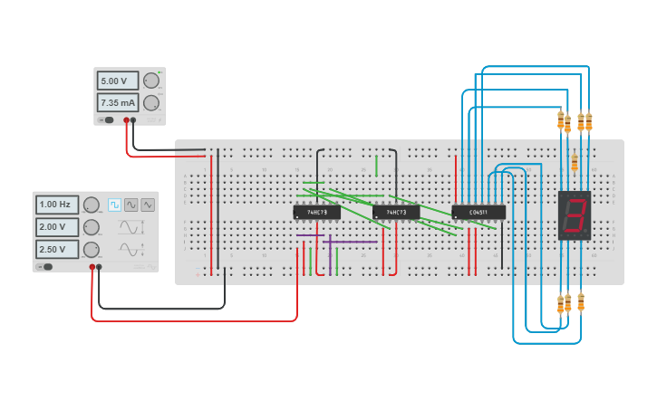 Circuit design Bodacious Wolt - Tinkercad